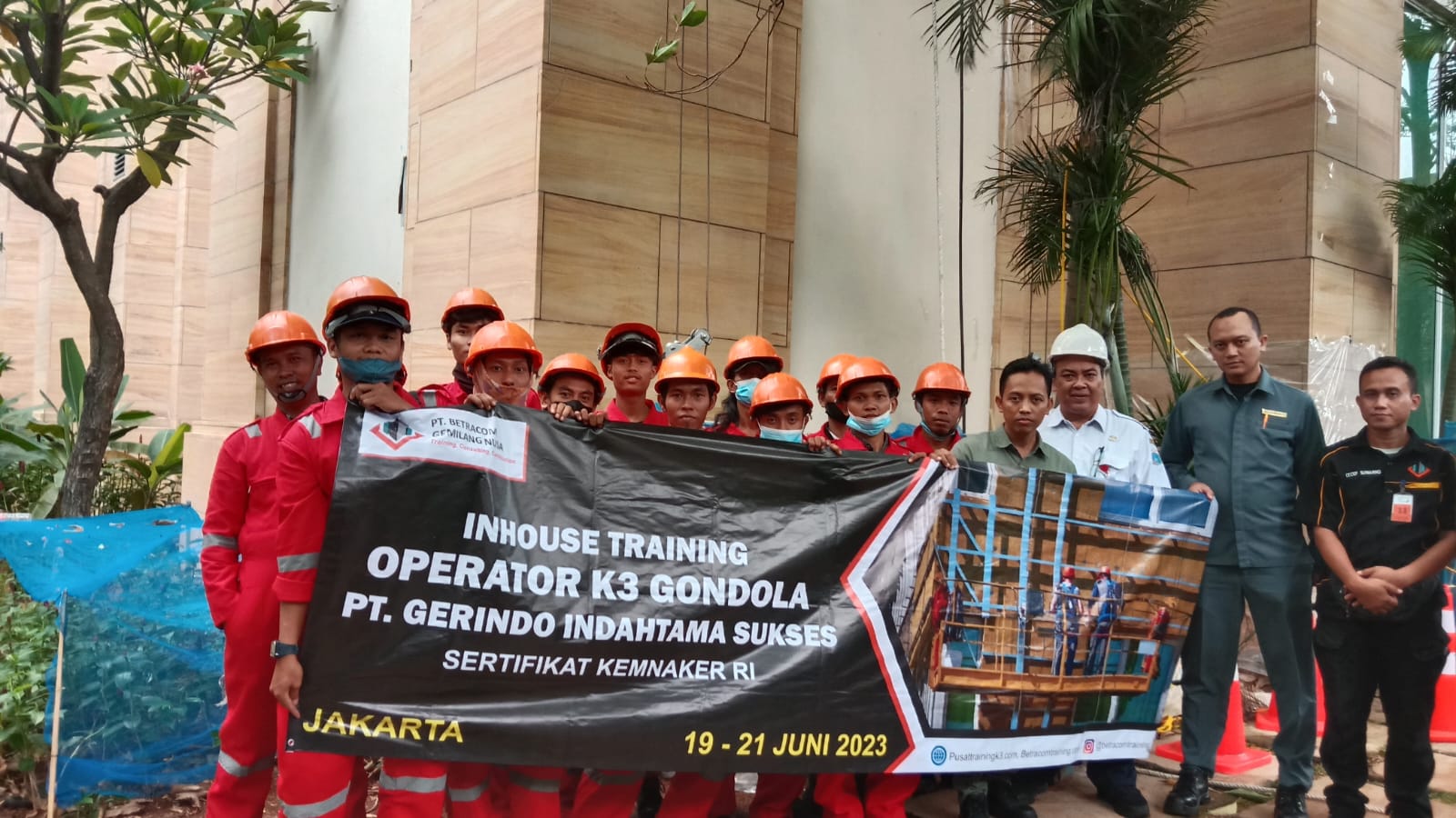 Inhouse Training Operator Gondola PT. Gerindo Indahtama Sukses, Tgl 19 ...